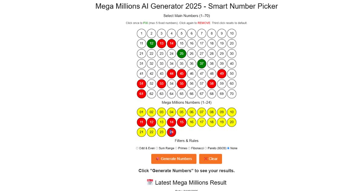 Smart Lottery Tools & AI Insights – USA Results | NichebrAI